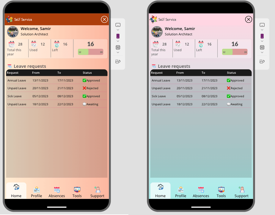 Mobile Self Service App - Power Apps Templates - SamTech 365 - Samir ...