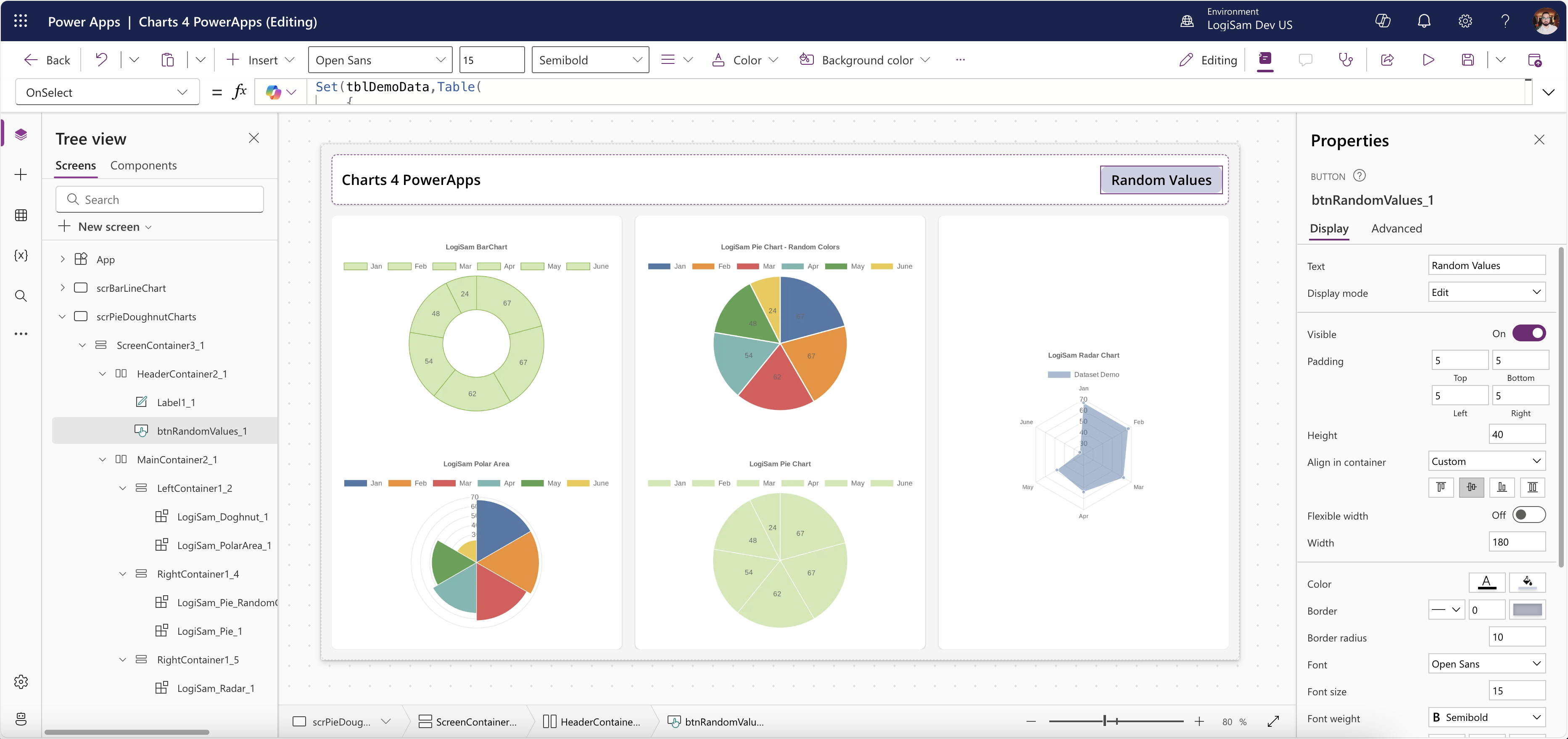 Charts 4 Power Apps - SamTech 365